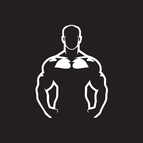 Gym - black and white isolated icon Royalty Free Vector