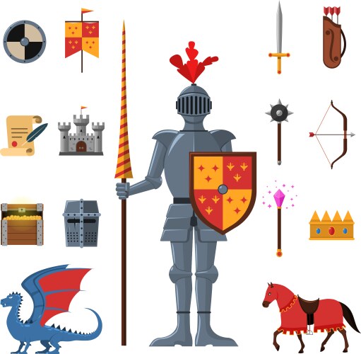 Armed Medieval Vector Images (over 24,000)