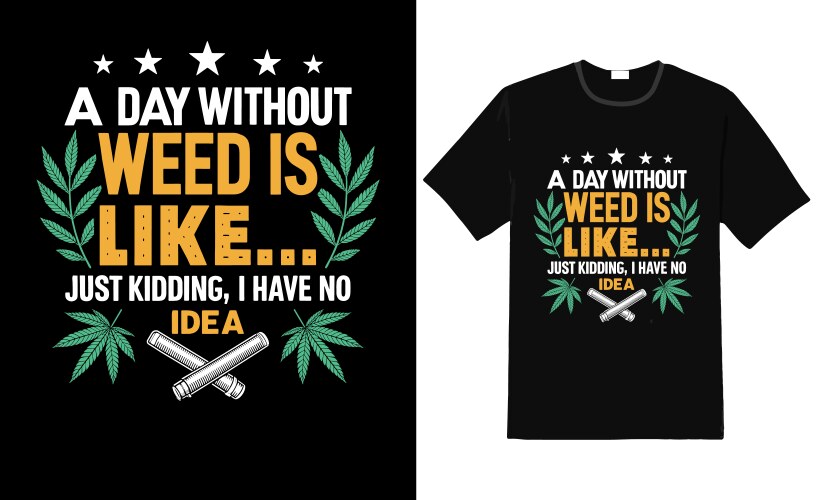 Weed T-Shirt Vector Images (over 990)