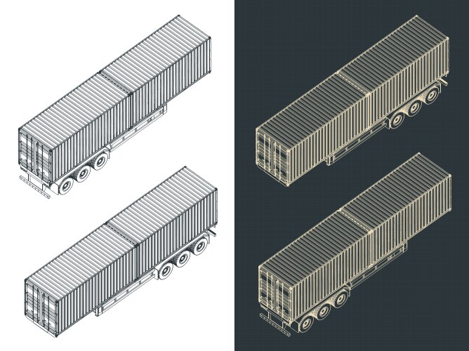 Flatbed Trailer Vector Images (over 260)