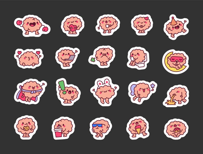 Brain Cartoon Character Vector Images (over 20,000)