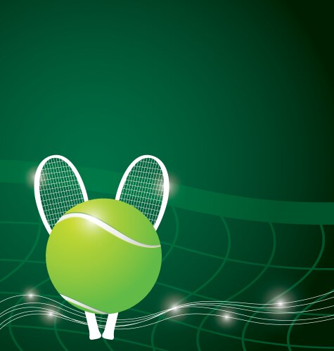 Tennis background Royalty Free Vector Image - VectorStock