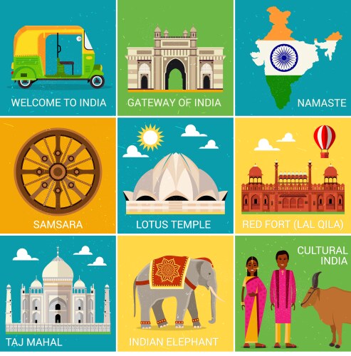 India Travel Vector Images (over 30,000)