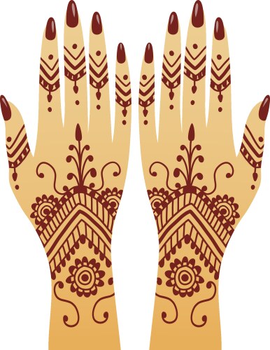 Girl Mehndi Vector Images (over 250)