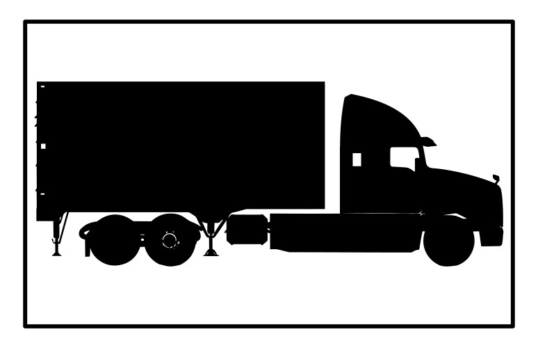 Car hauler semi truck Royalty Free Vector Image