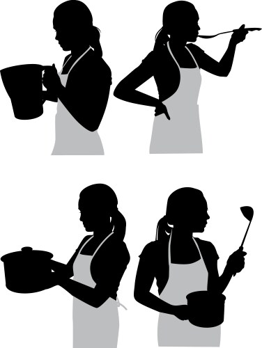 Chef Girl Vector Images (over 9,500)
