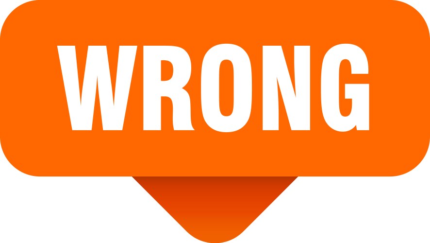 Wrong Png Vector Images (91)