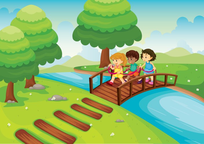 Bridge Cartoon Vector Images (over 7,100)