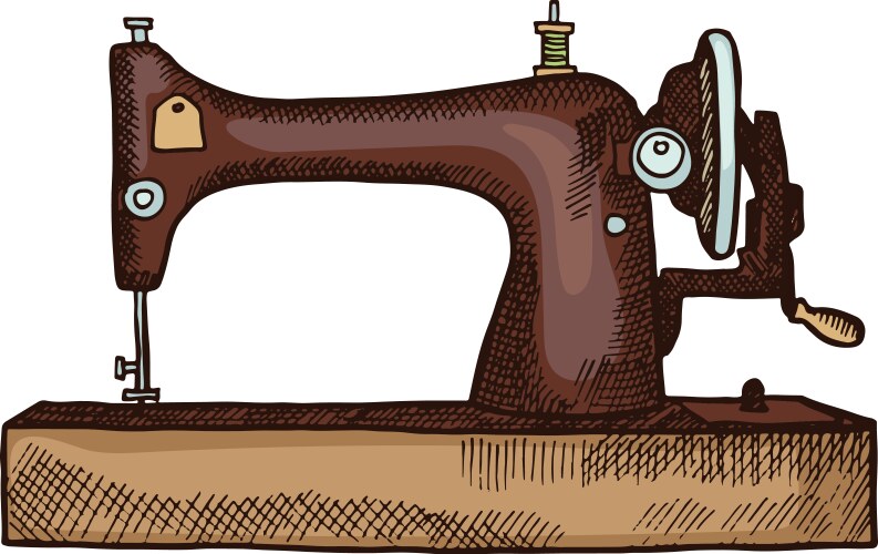 Sewing Machine Sketch Vector Images (over 1,100)