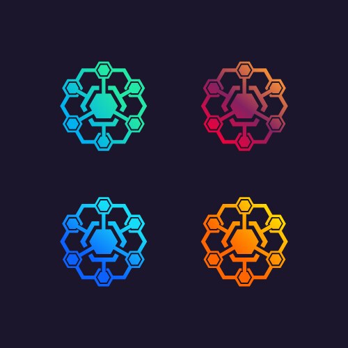 Hexagonal Technology Logo Vector Images (over 100,000)