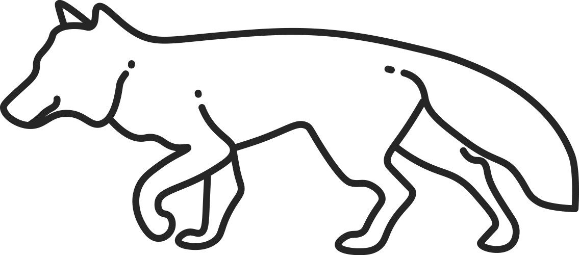 Fox Line Drawing Vector Images (over 4,900)