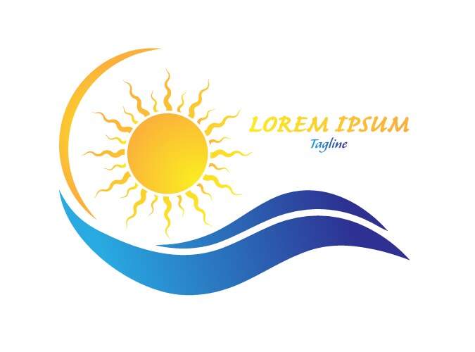 Sun and frost Royalty Free Vector Image - VectorStock