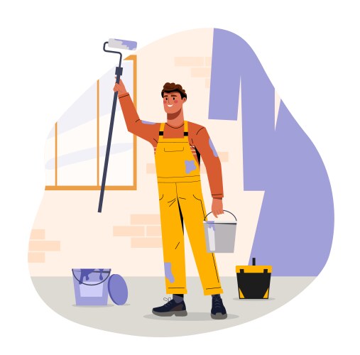 Man Painting Vector Images (over 28,000)