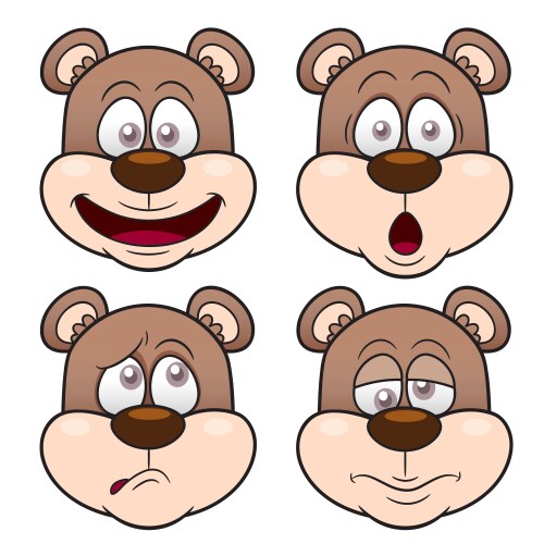 Happy Bear Face Vector Images (over 15,000)
