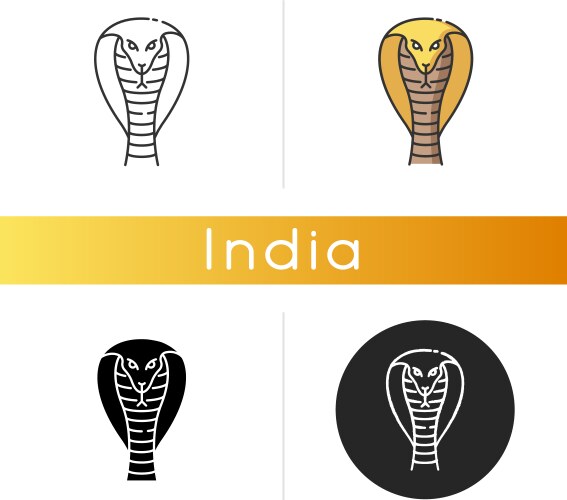Indian King Cobra Vector Images (over 160)