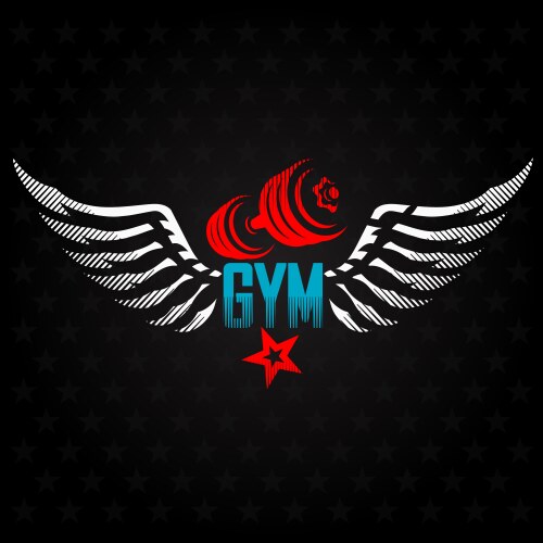 Gym symbol Royalty Free Vector Image - VectorStock