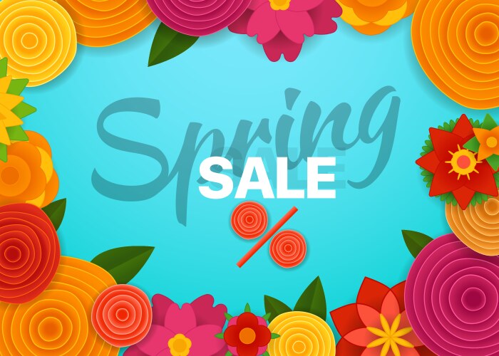 Hello spring banner Royalty Free Vector Image - VectorStock