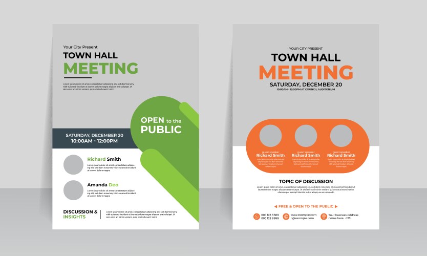 Meeting Flyer Template Vector Images (over 2,700)