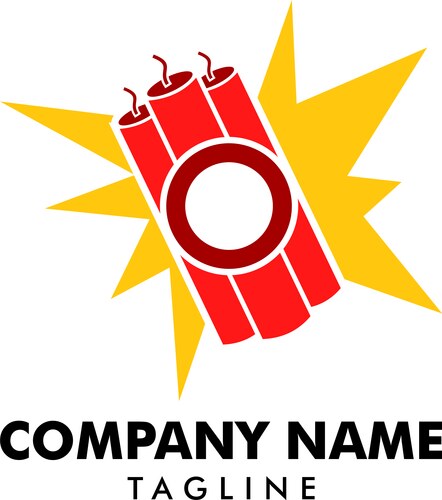 Dynamite logo Vector Images & Graphics for Commercial Use | VectorStock