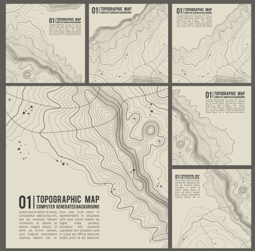 Topographic Vector Images (over 12,000)