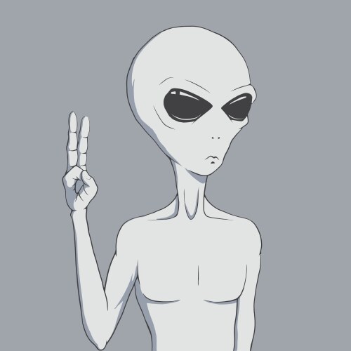 Peace Sign Alien Vector Images (over 180)