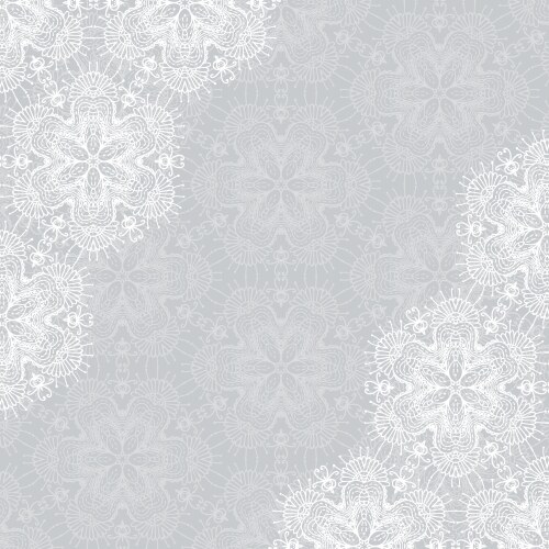 Lace background and pearl necklace Royalty Free Vector Image
