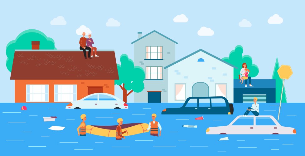 Flood Cartoon Vector Images (over 2,400)
