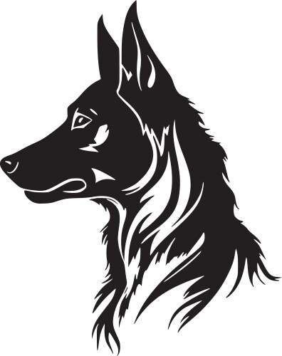 Australian kelpie - high quality logo ideal Vector Image