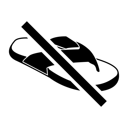 No Slipper Allowed Vector Images (over 100)