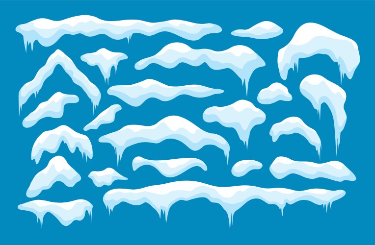 Snow Dripping Vector Images (over 850)