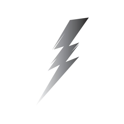 Lightning electric power logo design element Vector Image