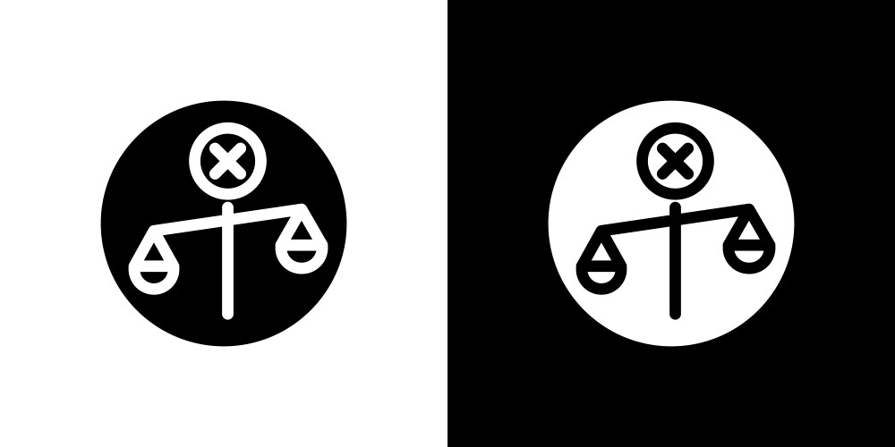 Unfair logo set collection for web app ui Vector Image