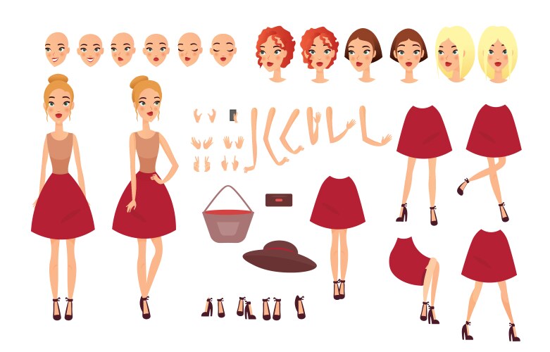 Human Body Parts Royalty Free Vector Image Vectorstock