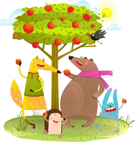 Apple Tree Cartoon Vector Images (over 4,900)