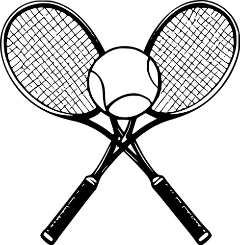 Crossed Tennis Racquets Vector Images (over 150)