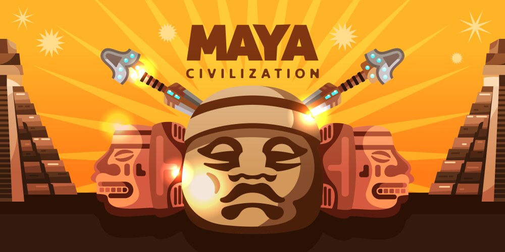 Maya Pyramid Vector Images (over 2,200)