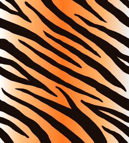 Seamless pattern black tiger print Royalty Free Vector Image