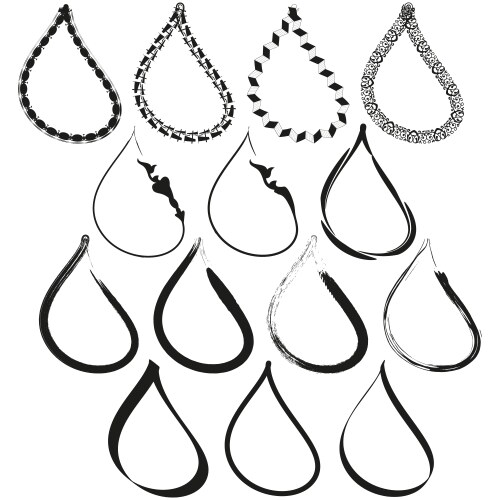 Teardrop Shapes Vector Images (over 3,300)