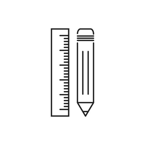 Vertical meter ruler Royalty Free Vector Image