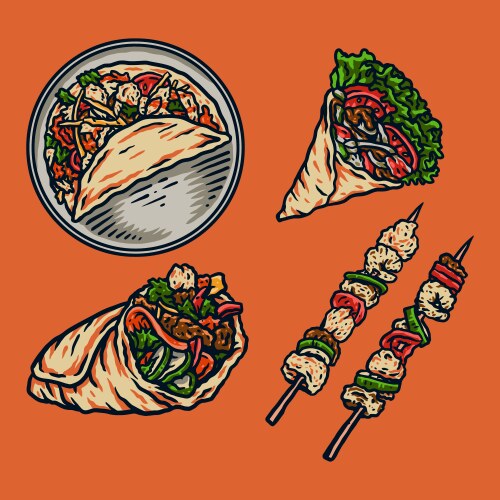 Kebab Vector Images (over 19,000)