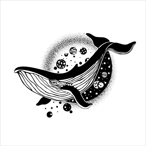 Space Whale Vector Images (over 630)