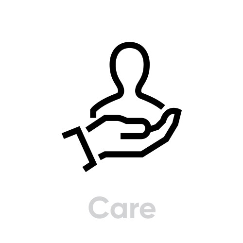 Care icon Royalty Free Vector Image - VectorStock
