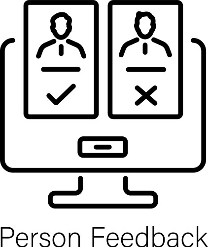 Delivery feedback Royalty Free Vector Image - VectorStock