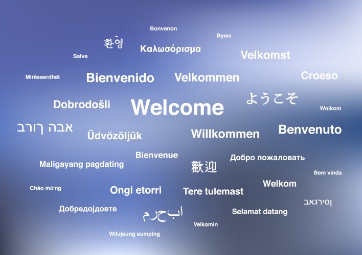 Welcome in Different Languages Vector Images (over 130)
