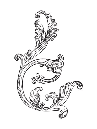 Engraving Scroll Vector Images (over 6,700)