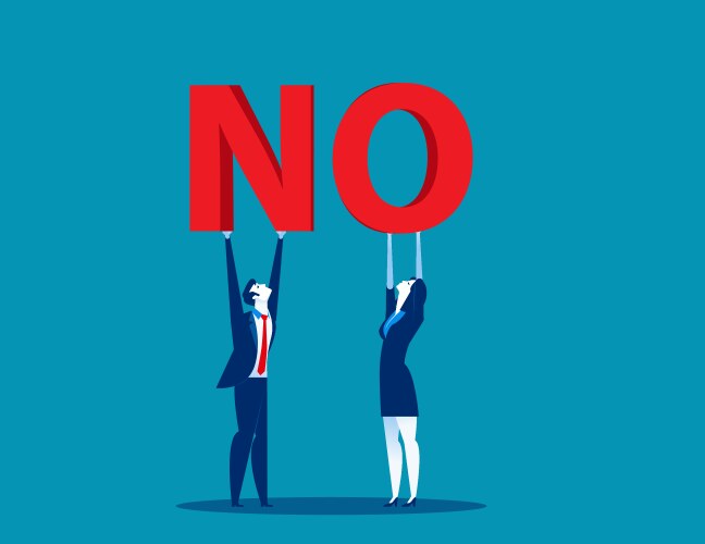 No customers business Royalty Free Vector Image