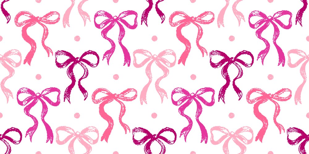 pink bow pattern background