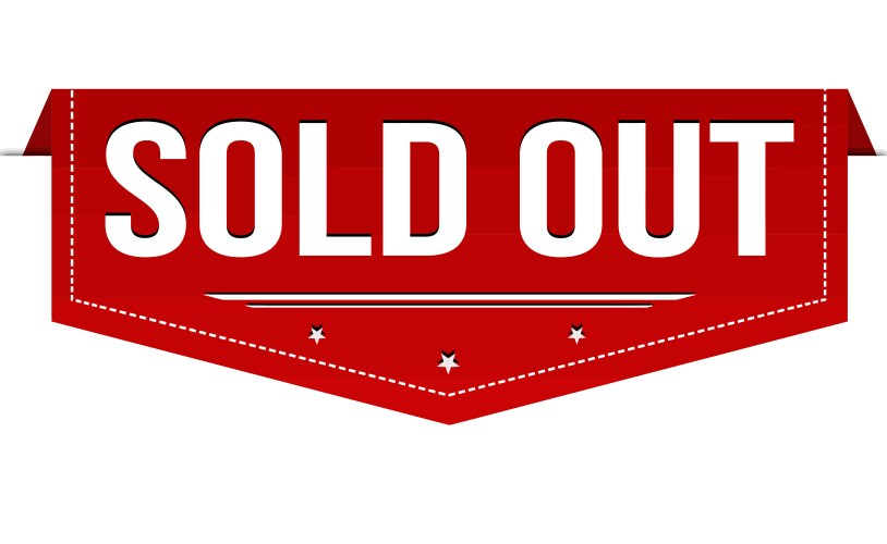 Sold Out Sign Vector Images (over 1,400)