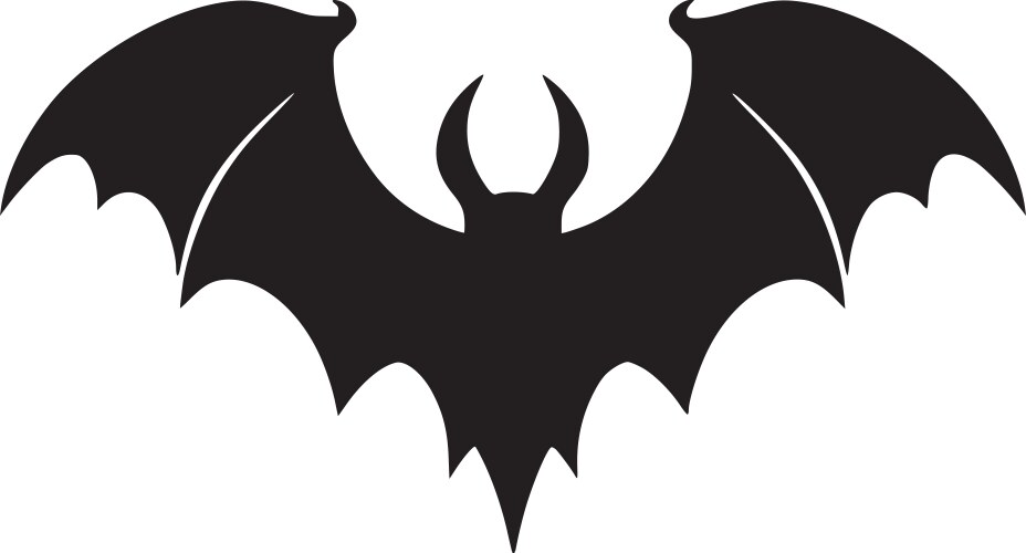 Bat - minimalist and simple silhouette Royalty Free Vector