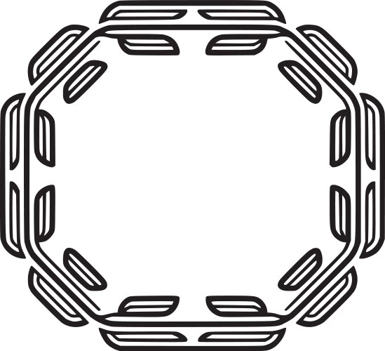 Geometric Octagon Gem Icon – Royalty-Free Vector | VectorStock